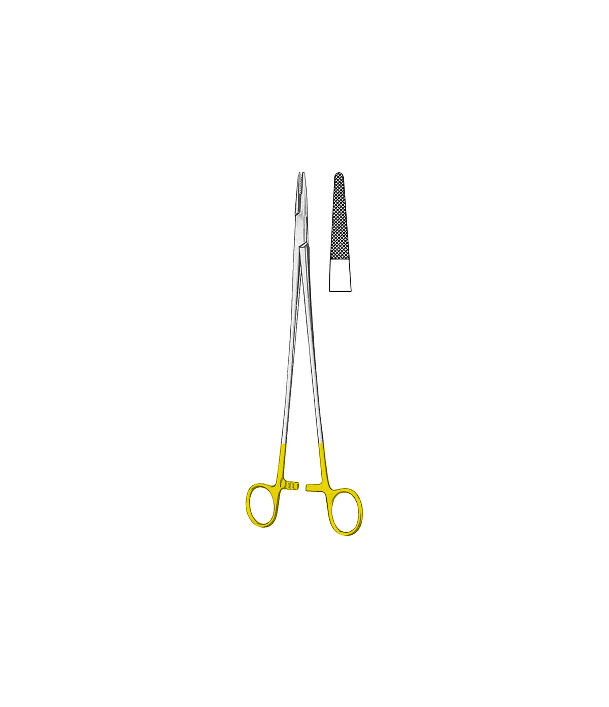 Wangensteen Needle Holder Tungsten Carbide 27.0cm — Stark Medical Pty Ltd