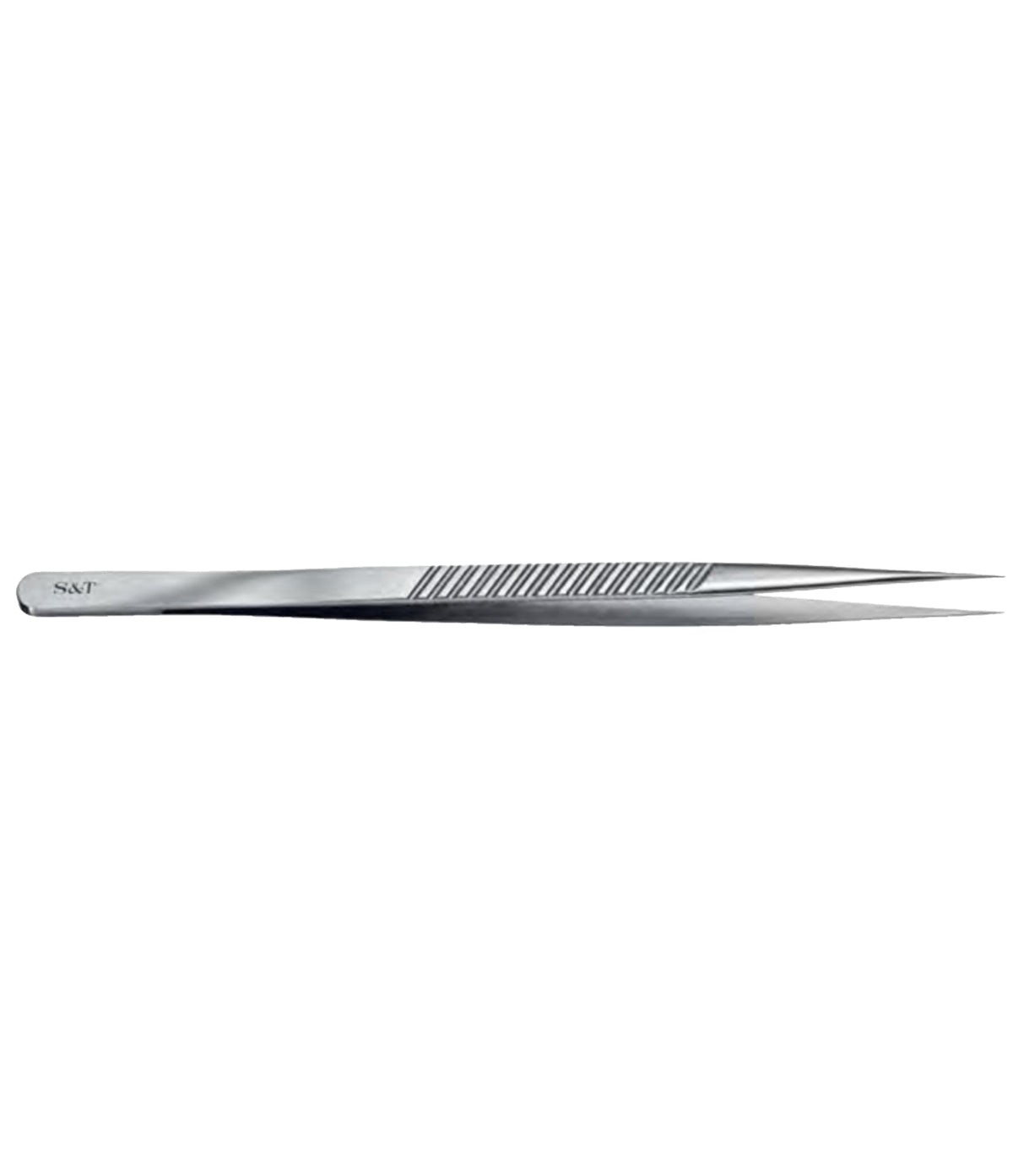 S&T Forceps 18 cm long, straight tip 1.0mm (00283) — Stark Medical Pty Ltd