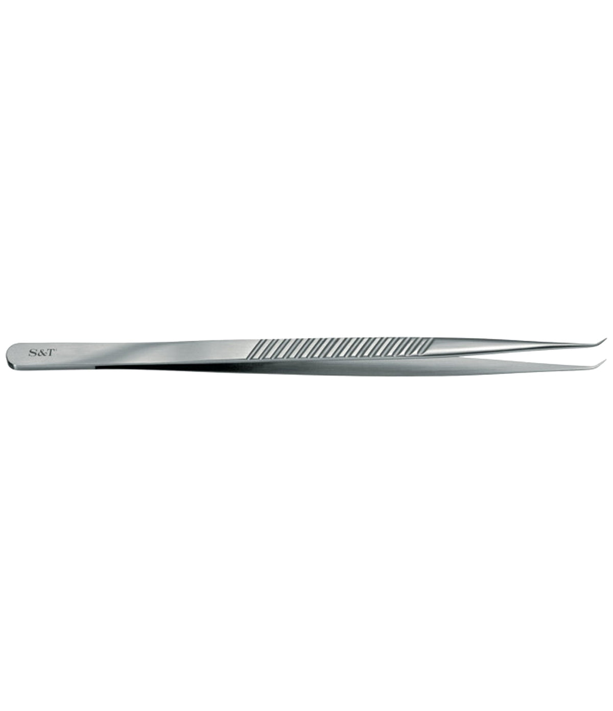 S&T Forceps 18 cm long, angled 45 degrees (00340) — Stark Medical Pty Ltd
