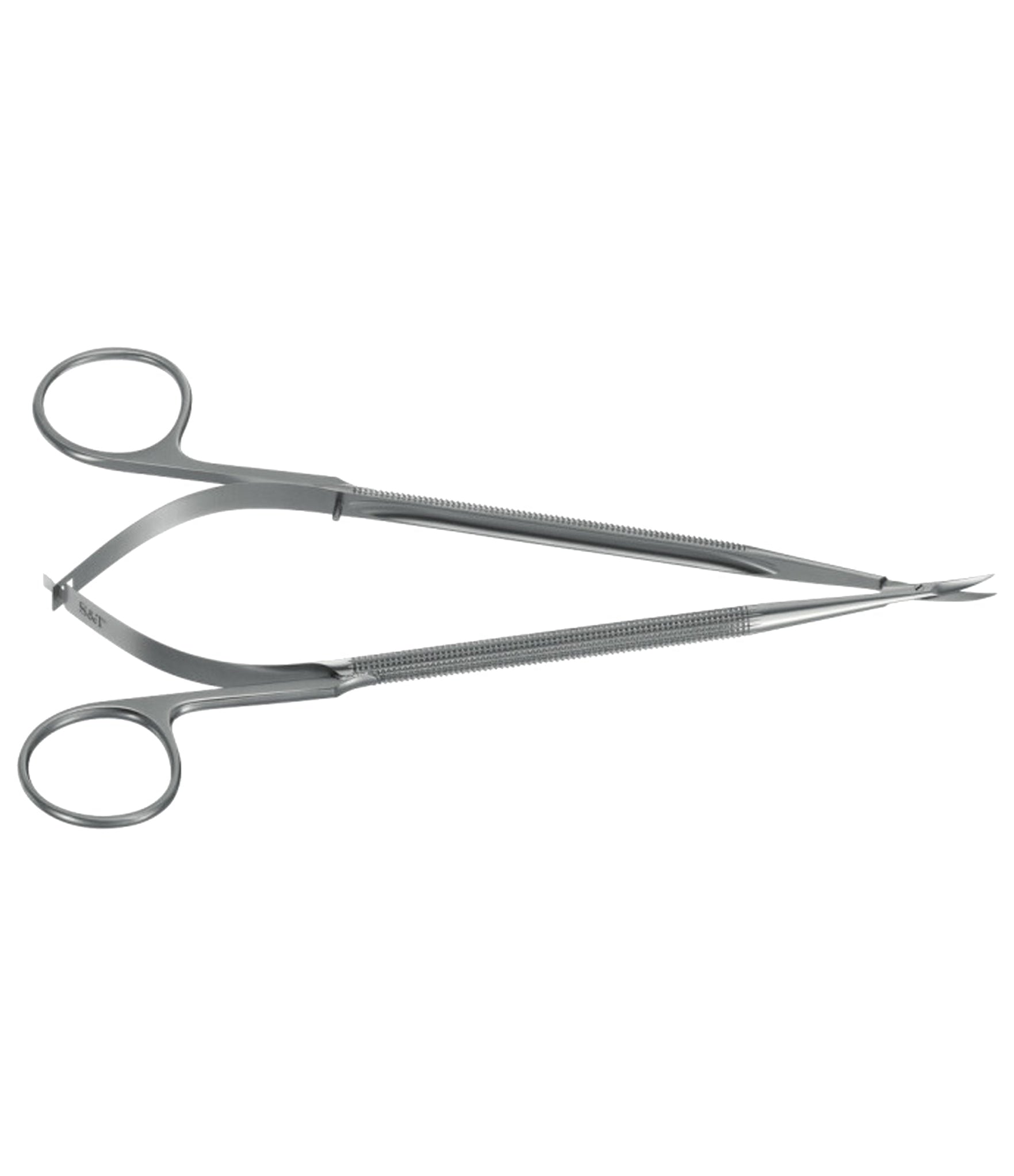 S&T Blondeel Dissecting scissors 18cm long, round, curved with 2 ring ...