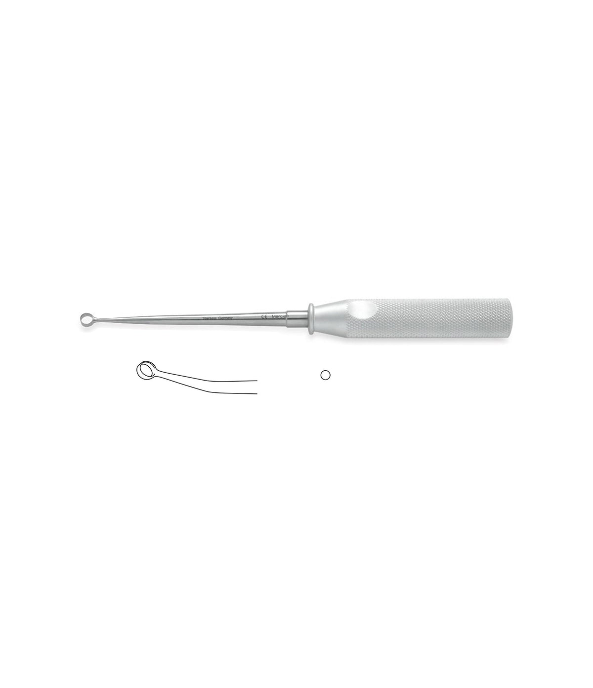Cones Ring Curette Straight — Stark Medical Pty Ltd