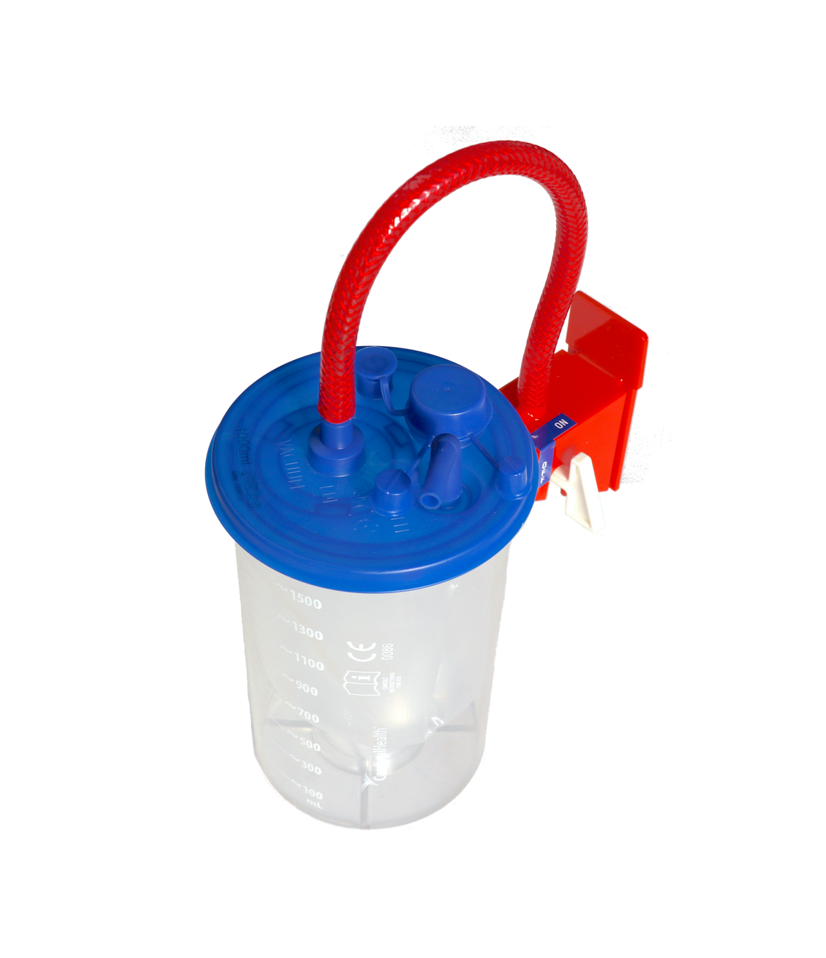 MediVac 1500ml Flex Reusable Suction Canister with On/Off Switch ...
