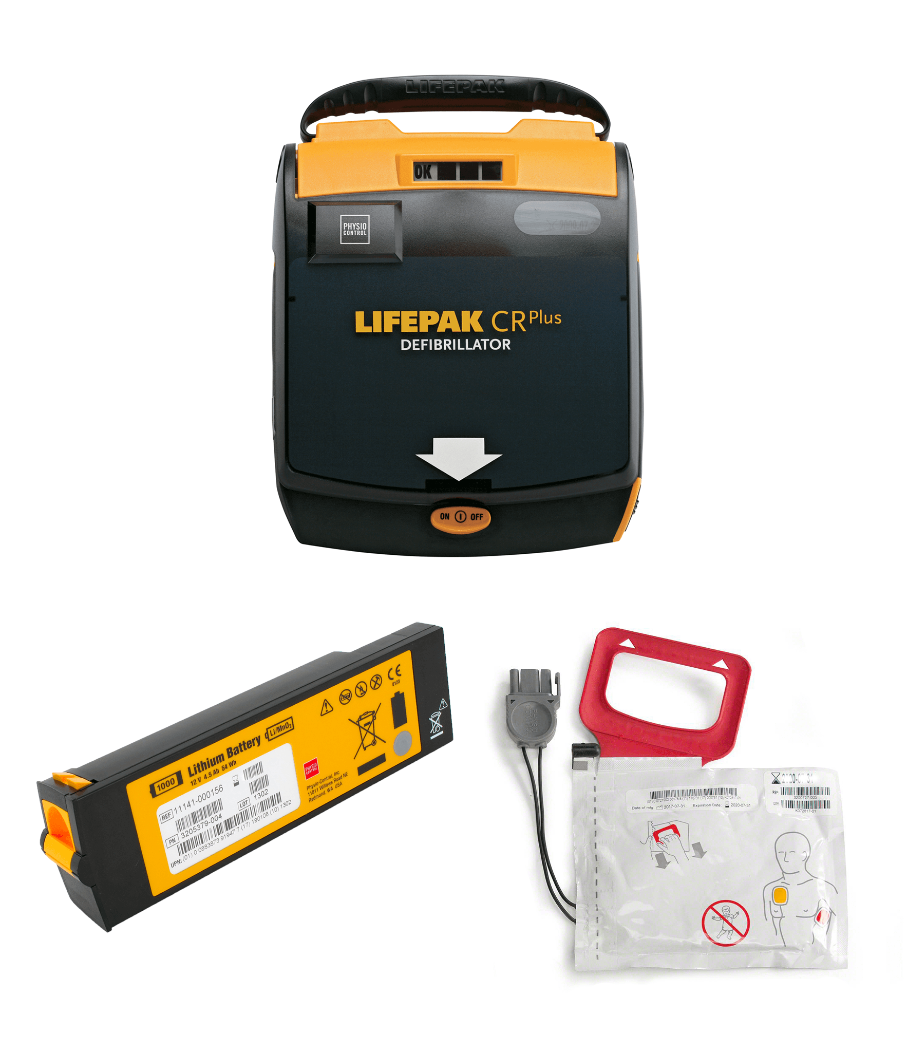 Lifepak CHARGE-PAK Replacement Kit — Stark Medical Pty Ltd